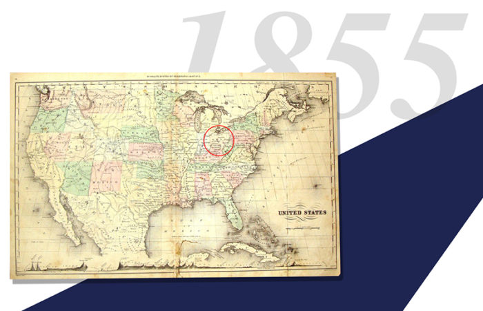 1855 - Our Founder's Humble Beginnings - Marquis Whos Who History Timeline